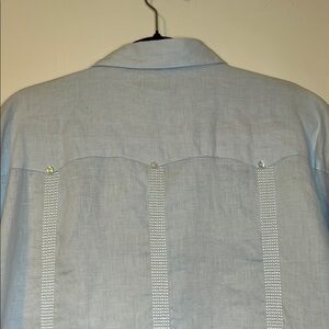 J. Edwards | Shirts | J Edwards Light Blue Linen Shirt 4xl | Poshmark